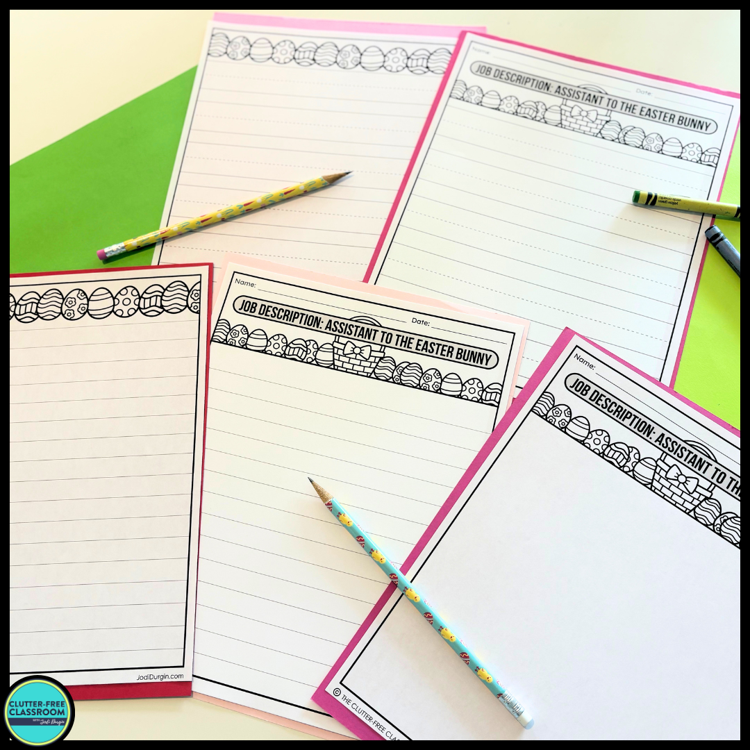 Easter Bunny Application Activity for Elementary Students - 2026 ...