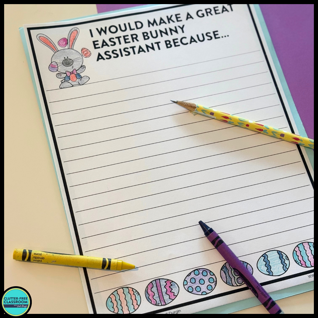 Easter Bunny Application Activity for Elementary Students - 2025 ...