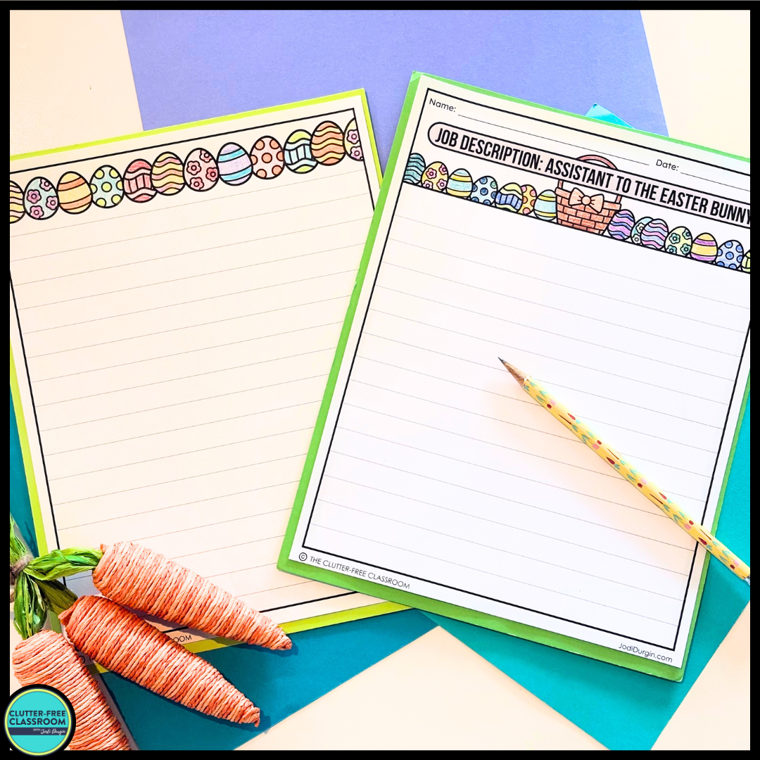 Easter Bunny Application Activity for Elementary Students - 2026 ...