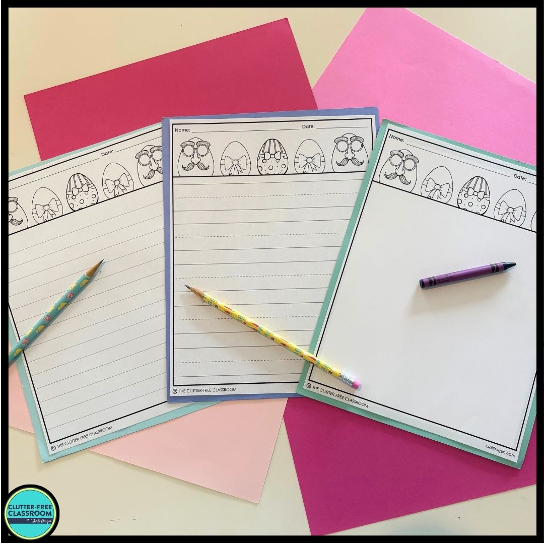 Printable Easter Egg Craft for Elementary Students - Teaching with Jodi ...