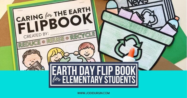 Earth Day Flip Book for Elementary Students - 2026 - Teaching with Jodi ...