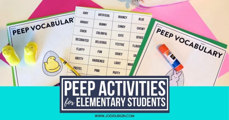 Peep Activities for Celebrating Easter with Elementary Students in 2026 ...