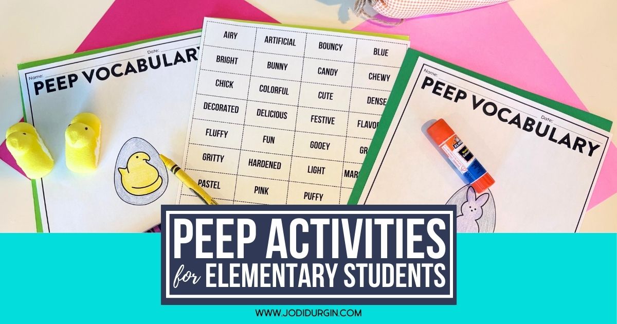 Peep Activities for Celebrating Easter with Elementary Students in 2026 ...