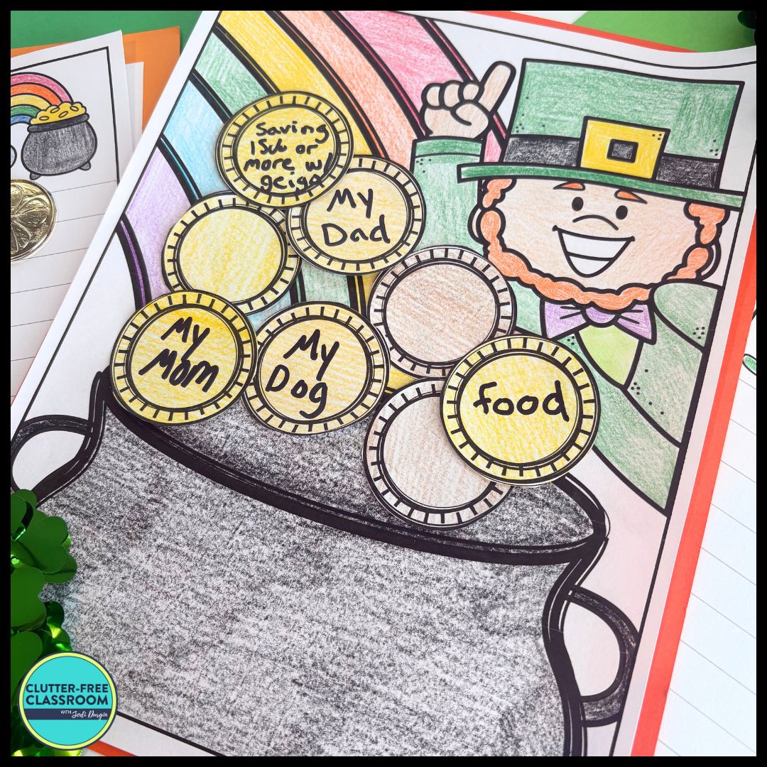 Pot of Gold Craft Activity for Elementary Students - Teaching with Jodi ...