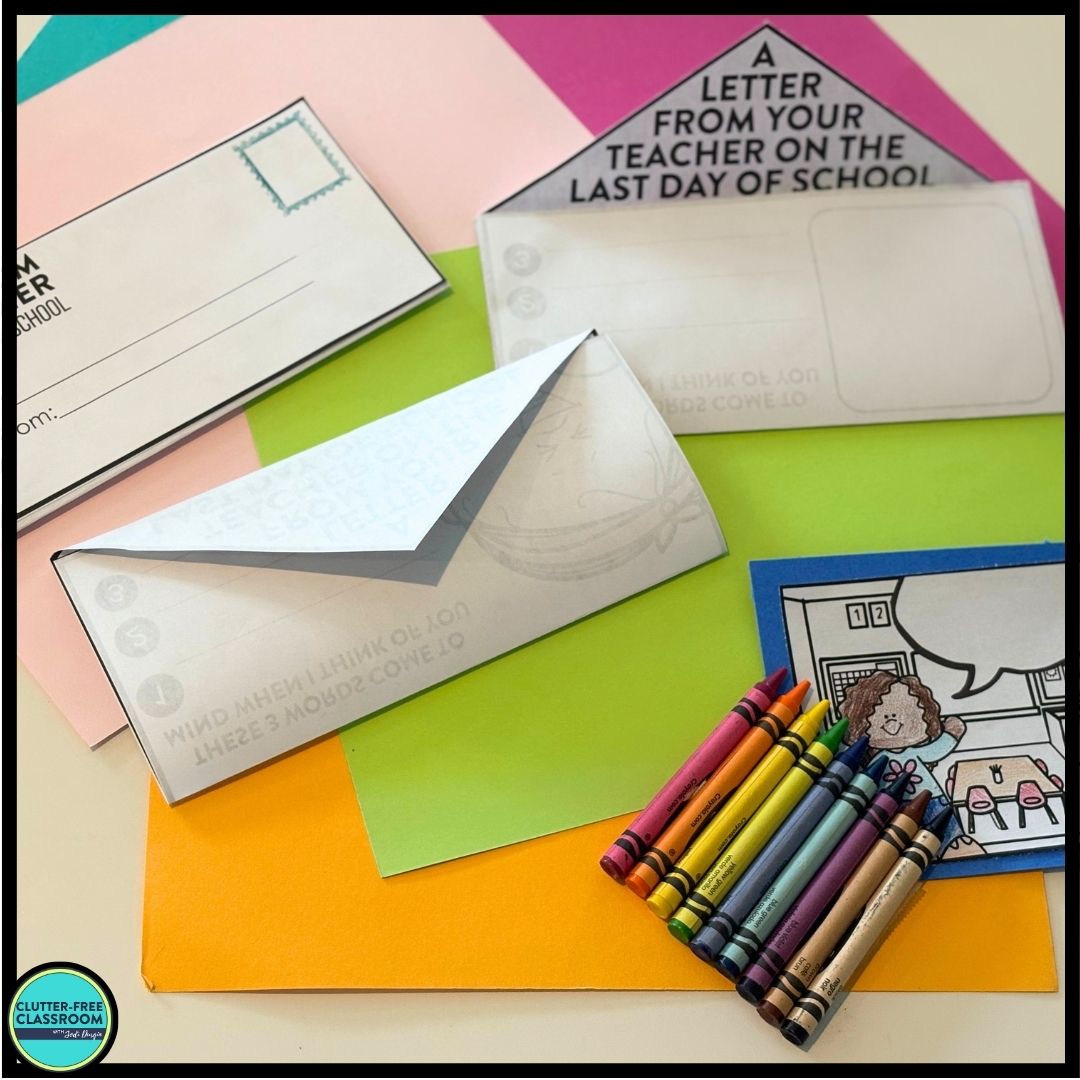 A Letter from Your Teacher on the Last Day of School: A Gift for ...
