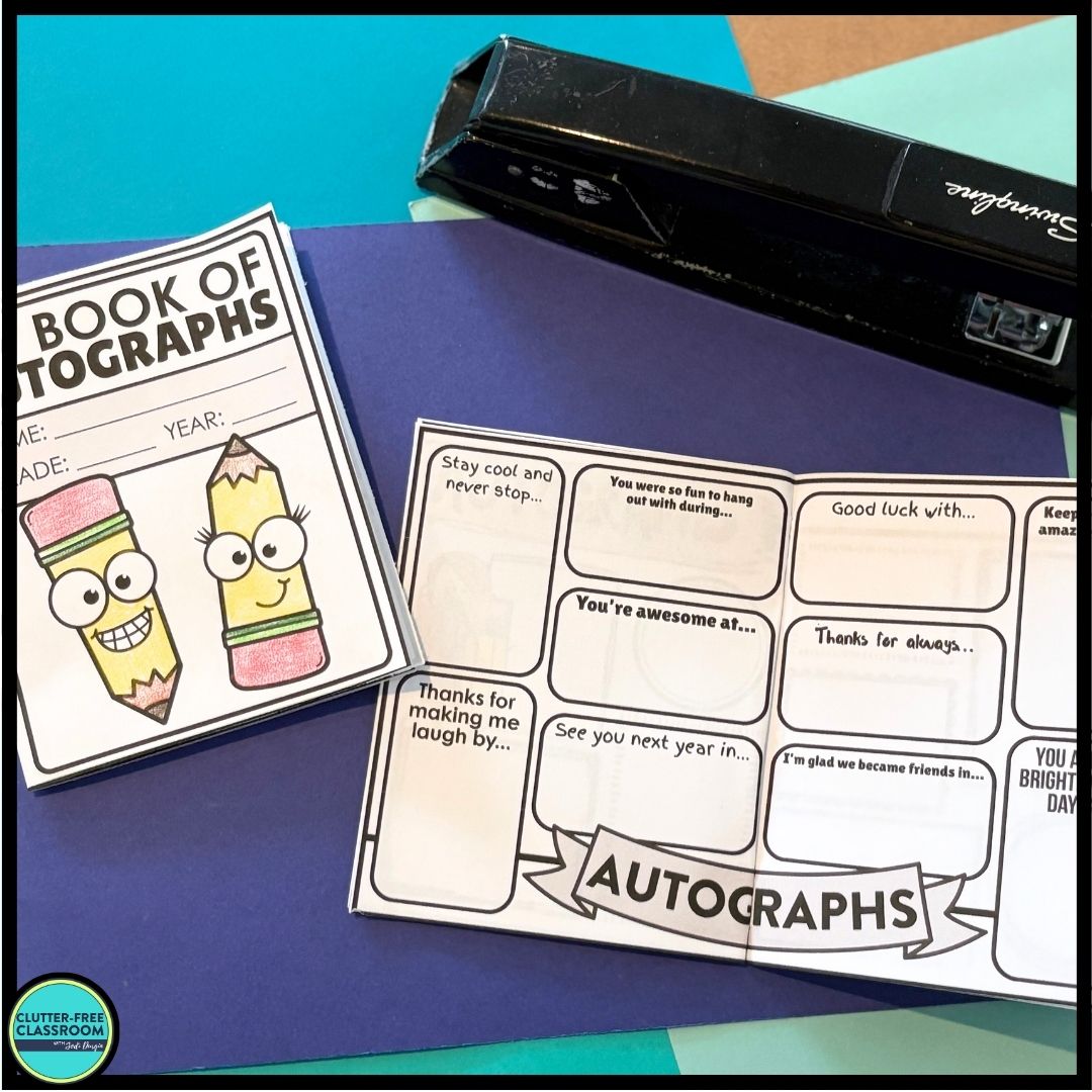 End of the Year Autograph Book for Elementary Students - 2025 ...