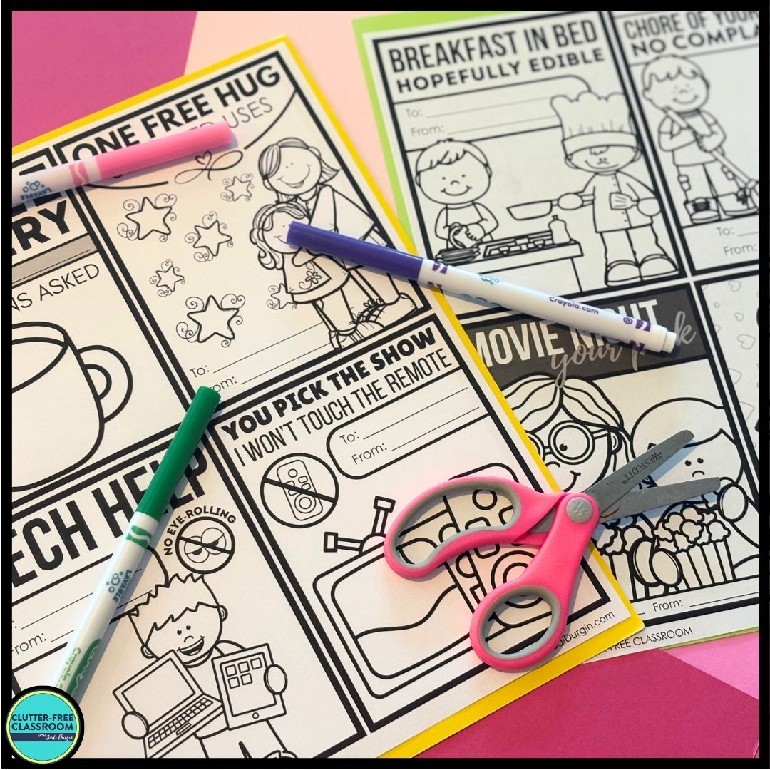 Mother's Day Coupon Book for Elementary Students to Make in 2026 ...