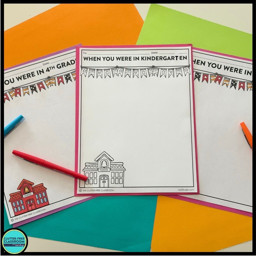 A Letter from Your Teacher on the Last Day of School: A Gift for ...