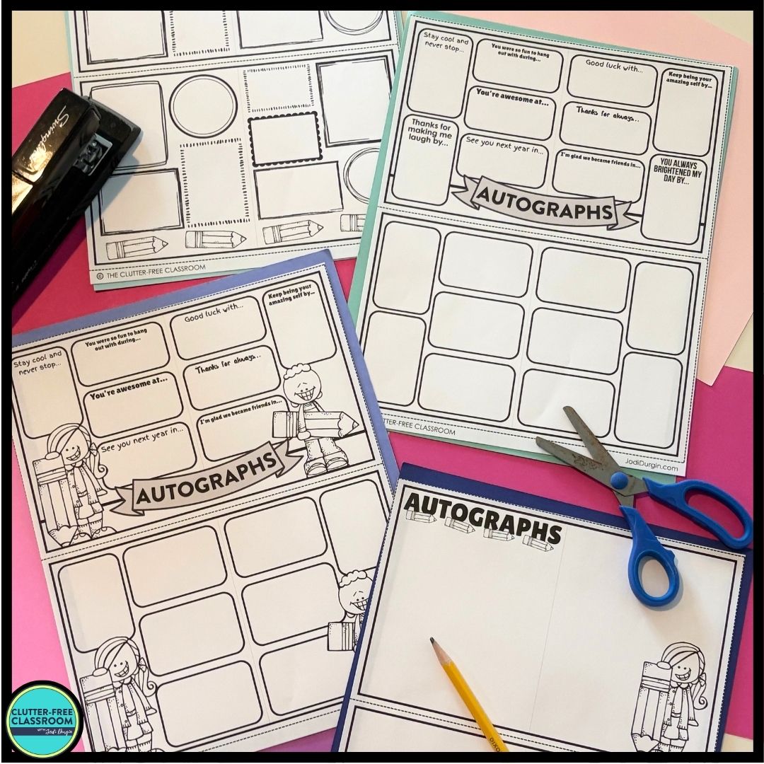 End of the Year Autograph Book for Elementary Students - 2025 ...