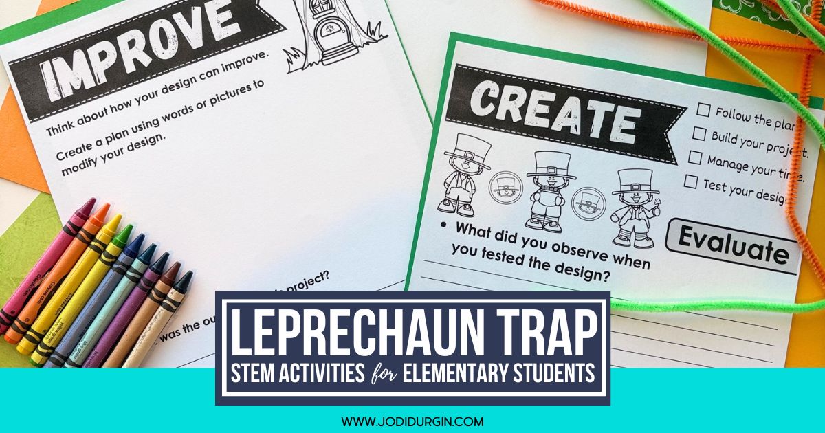 Leprechaun Trap STEM Activities for Celebrating St. Patrick's Day ...