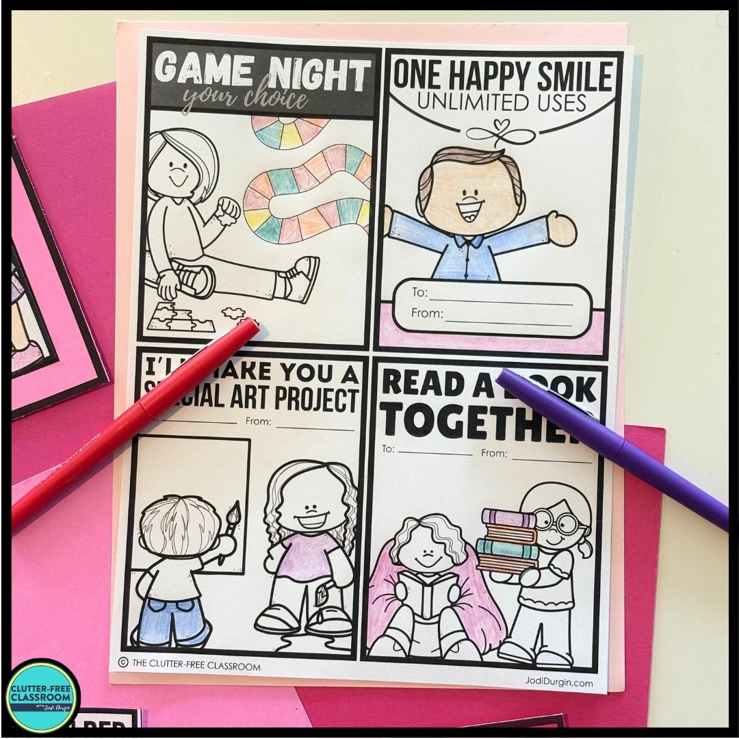 Mother's Day Coupon Book for Elementary Students to Make in 2025 ...