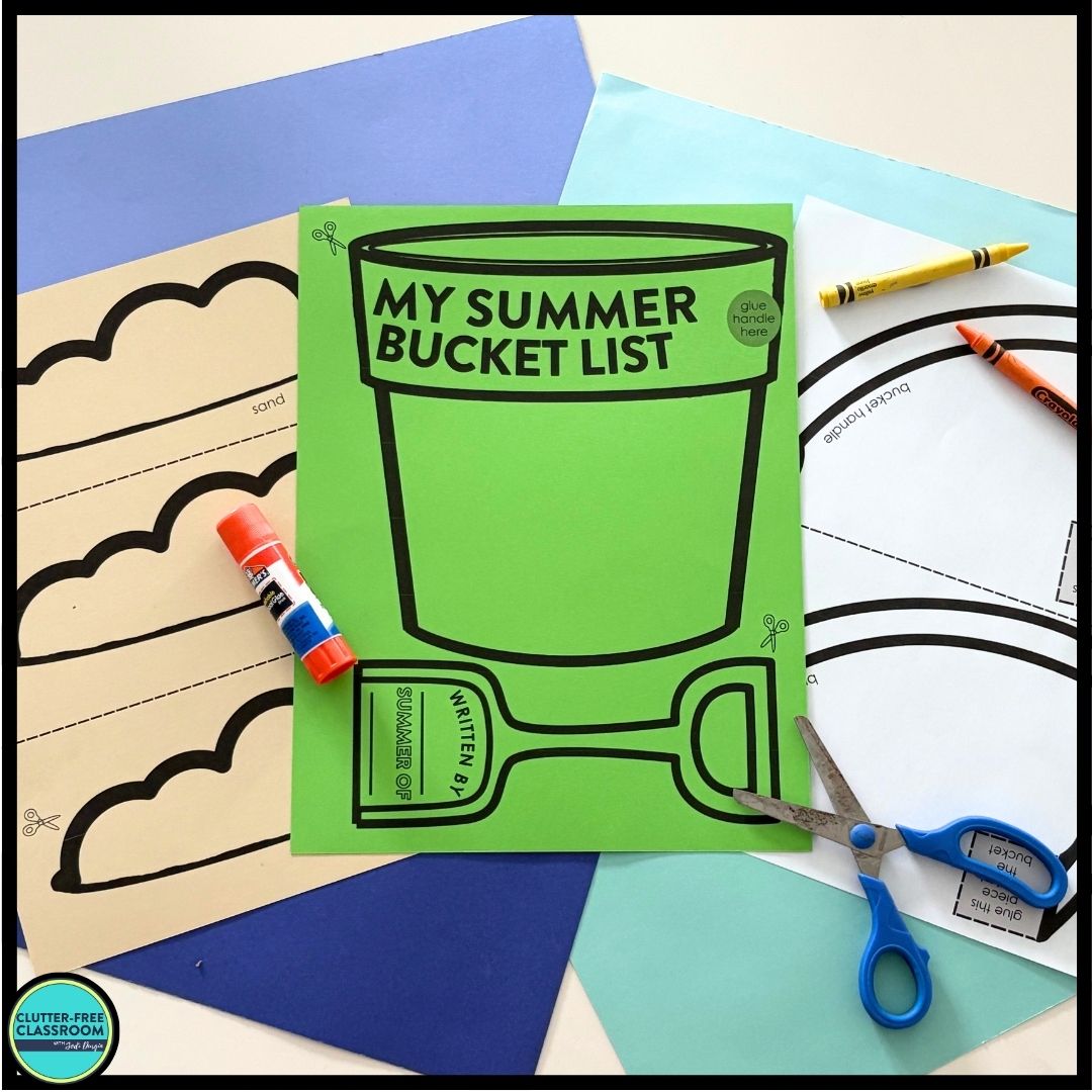Summer Bucket List Craft for Elementary Students - Teaching with Jodi ...