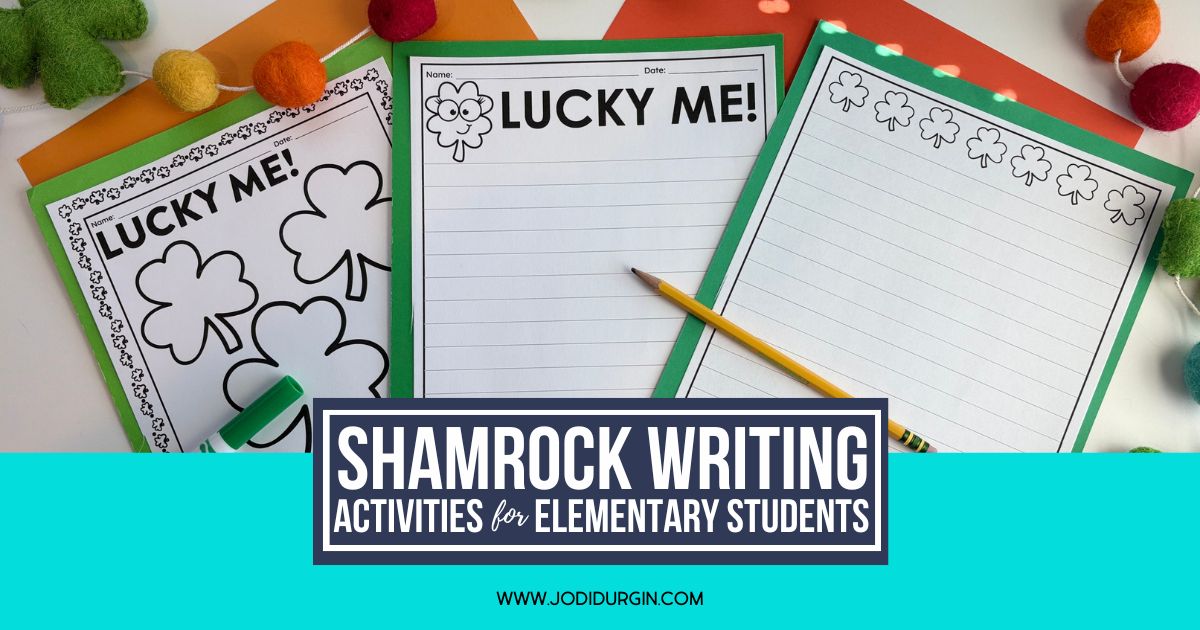 Shamrock Writing and Craft Project for Elementary Students - Teaching ...