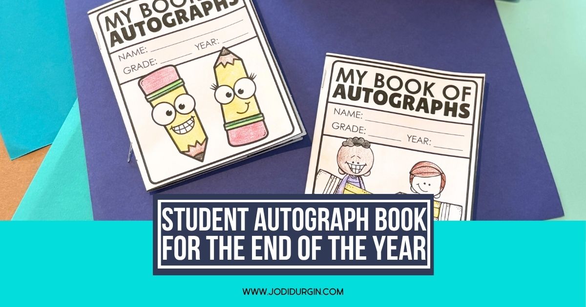 End of the Year Autograph Book for Elementary Students - 2026 ...