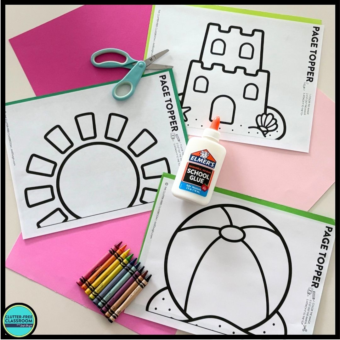 Summer Bucket List Craft for Elementary Students - Teaching with Jodi ...
