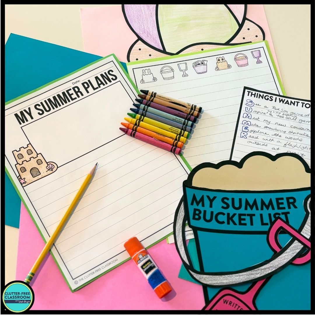Summer Bucket List Craft for Elementary Students - Teaching with Jodi ...