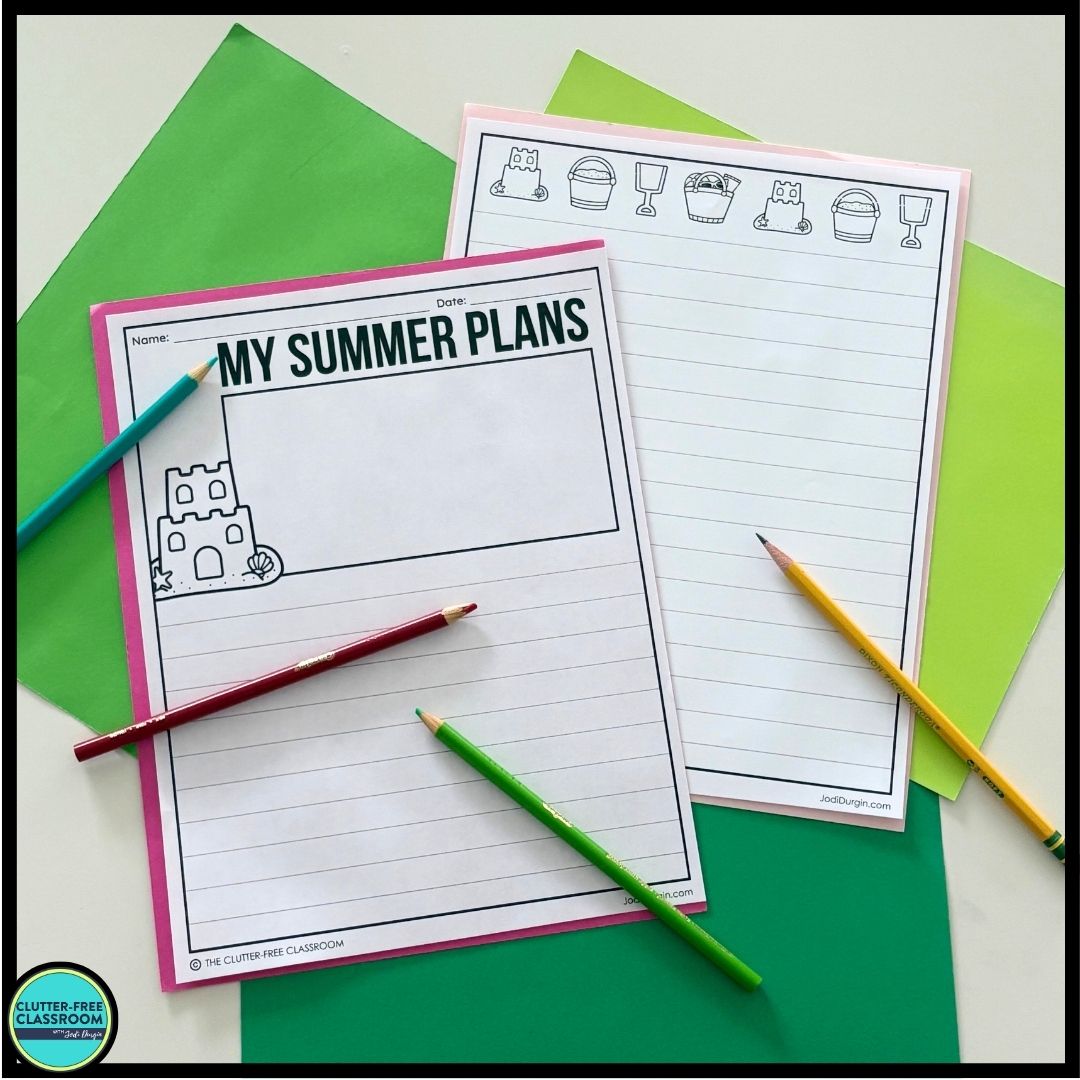Summer Bucket List Craft for Elementary Students - Teaching with Jodi ...