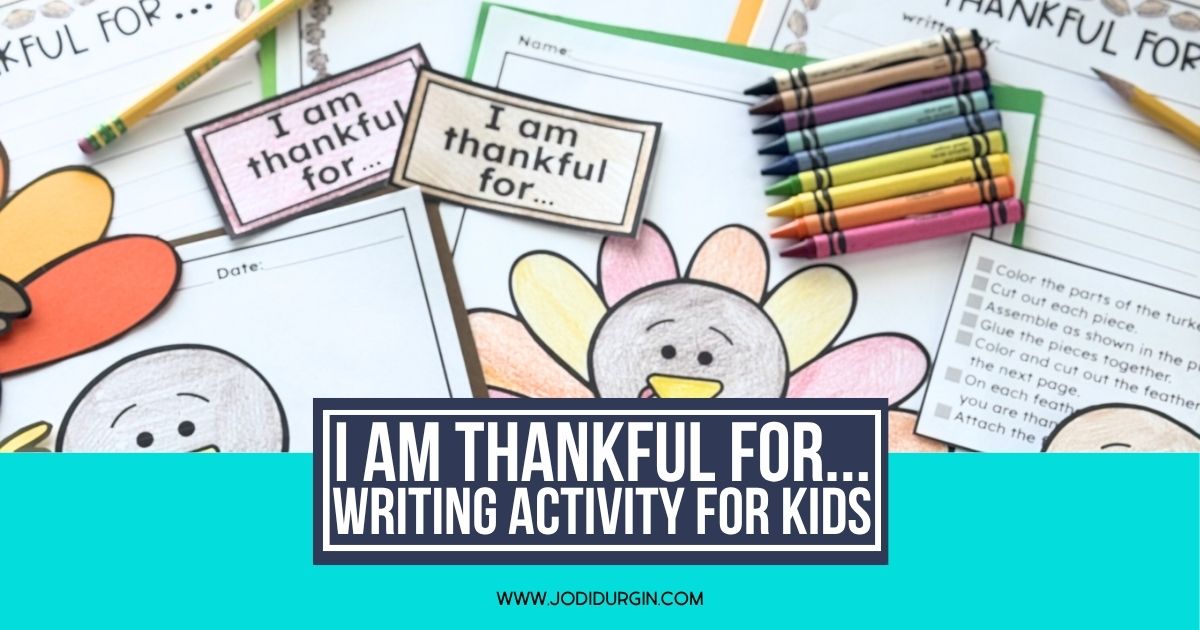 I am Thankful for Project for Elementary Students - 2026 - Teaching ...