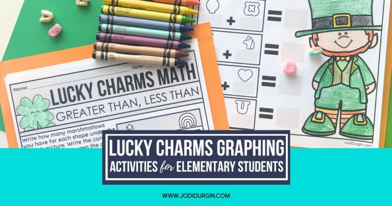 Lucky Charms Graphing Activities for Celebrating St. Patrick's Day with ...
