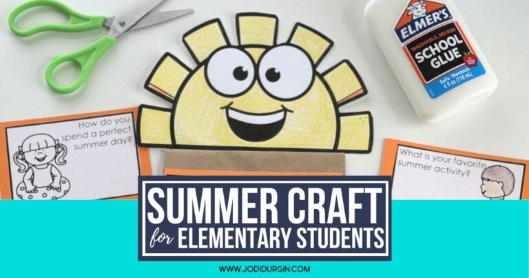 Summer Craft for Elementary Students in 2026 - Teaching with Jodi ...