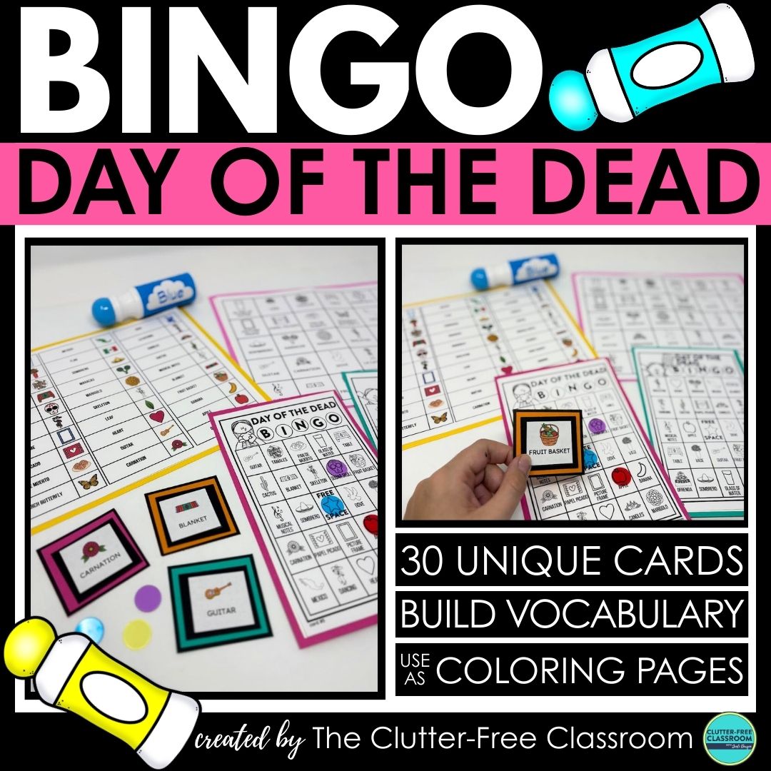 Day of the Dead Bingo Activities for Elementary Students - Teaching ...