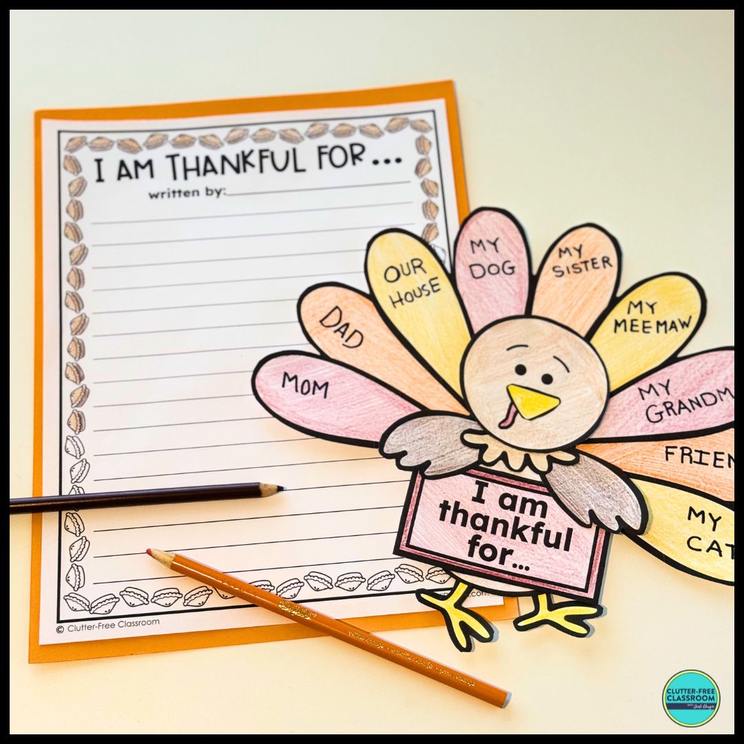 I am Thankful for Project for Elementary Students - 2026 - Teaching ...