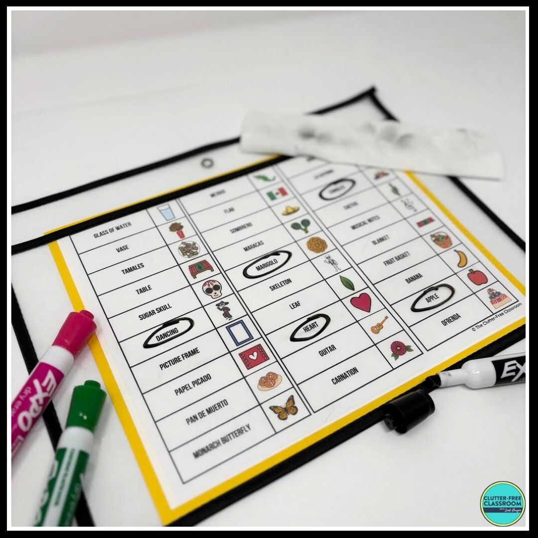 Day of the Dead Bingo Activities for Elementary Students - Teaching ...