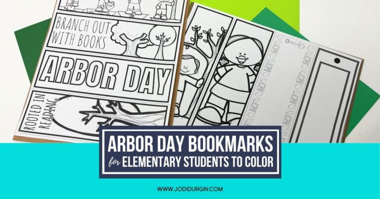 Tree Bookmarks for Celebrating Arbor Day in Your Elementary Classroom ...