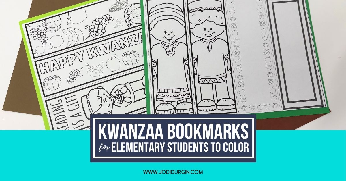 Kwanzaa Bookmarks for Elementary Students to Color - 2026 - Teaching ...