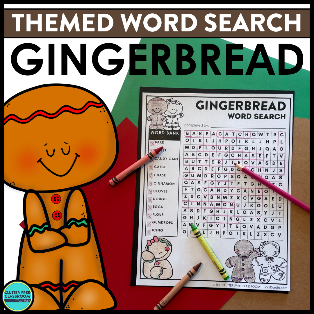 Gingerbread Man Worksheets for Elementary Students in 2026 - Teaching ...