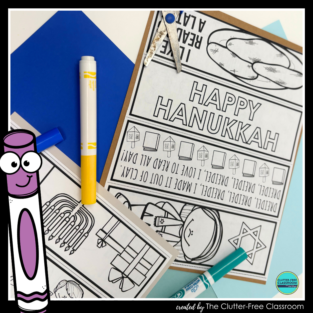 Hanukkah Coloring Bookmarks for Elementary Students to Color - 2026 ...