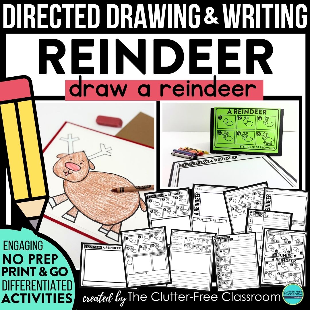 Reindeer Worksheets for Elementary Students in 2026 - Teaching with ...
